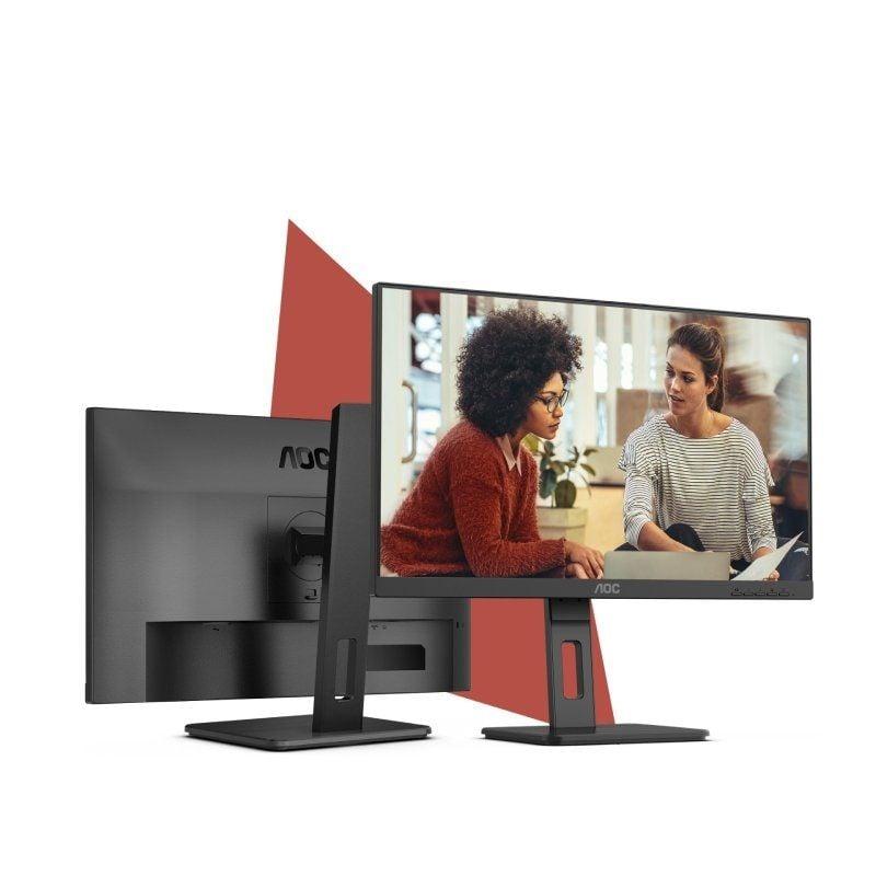 Monitor AOC 24E3QAF, 23.8 polegadas e cor preta