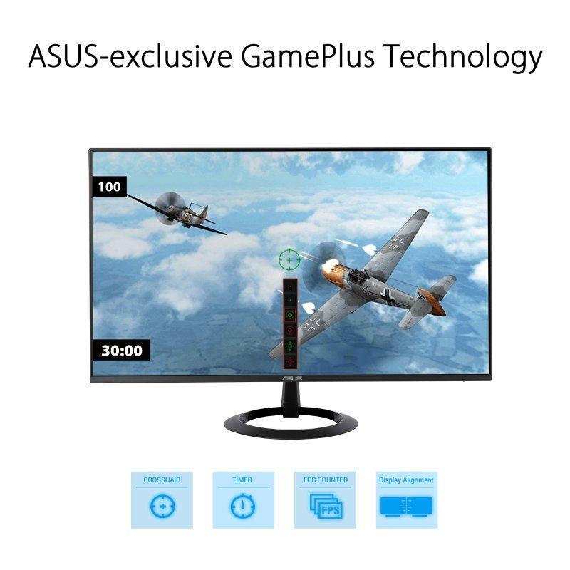 Monitor Gaming Asus VZ27EHF, 27 polegadas, cor preta