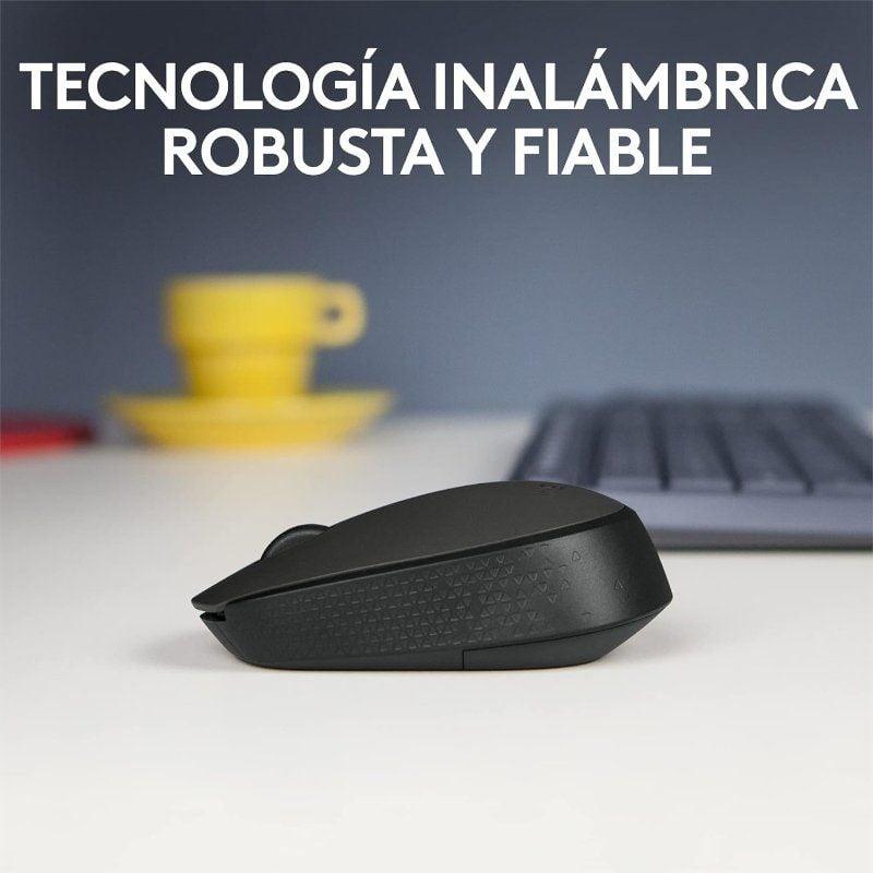 Rato Logitech M171 Preto com conectividade Inalâmbrica