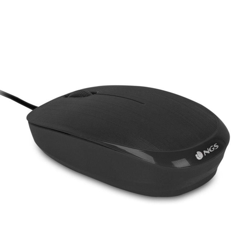 Rato óptico NGS Flame com 1000 DPI e conectividade USB